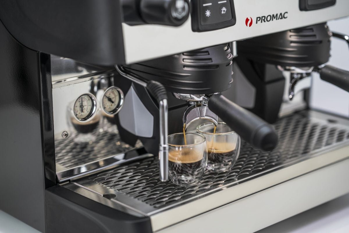 Promac 2 Group Compact Espresso Coffee Machine - Tudor Tea & Coffee
