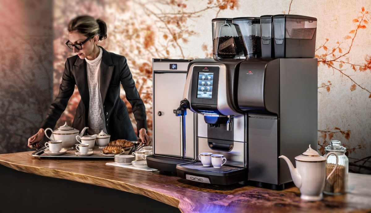 Egro ONE TOUCH Bean to Cup Coffee Machine - Tudor Tea & Coffee